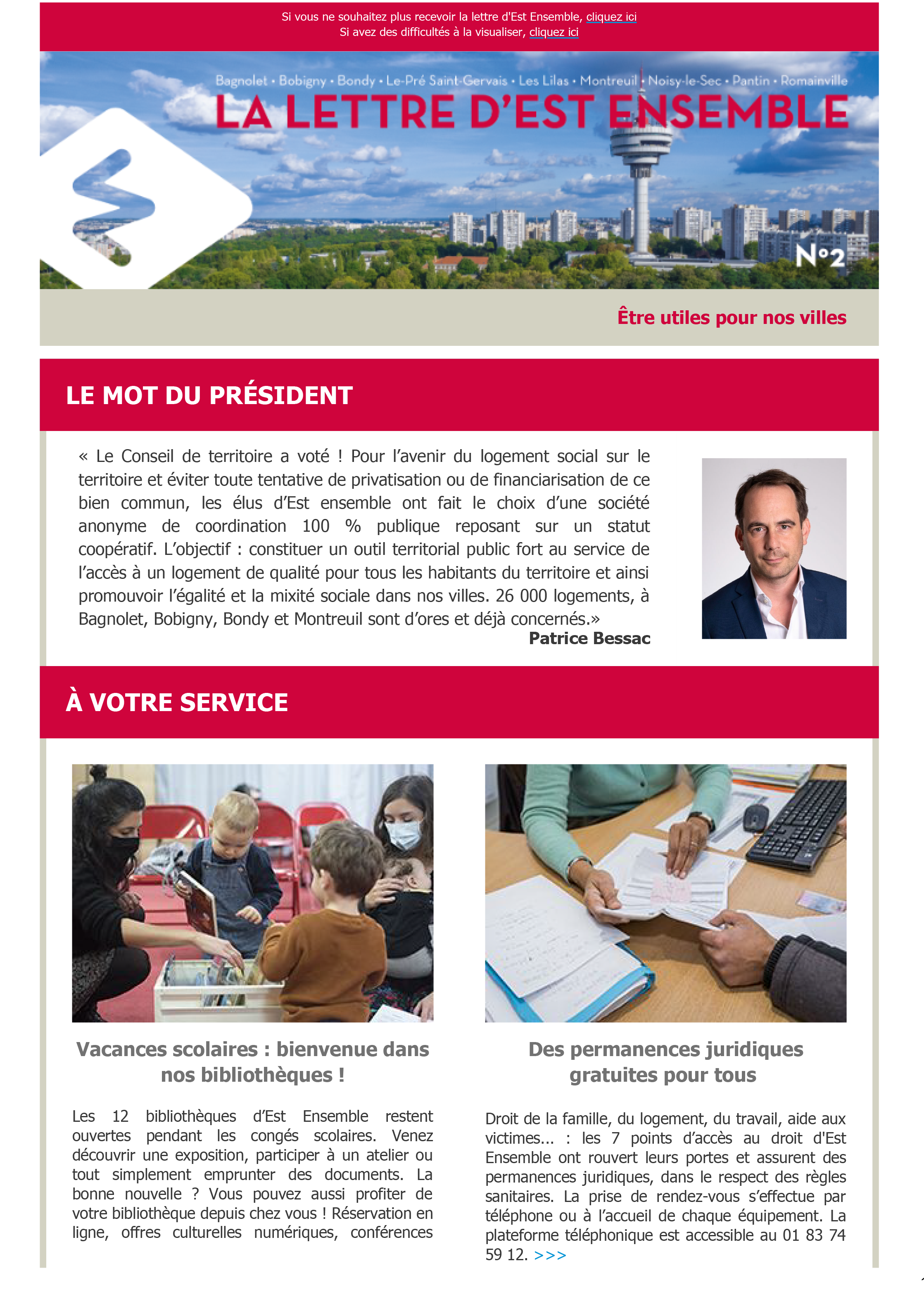 La Lettre d'Est Ensemble n°2 | Est Ensemble
