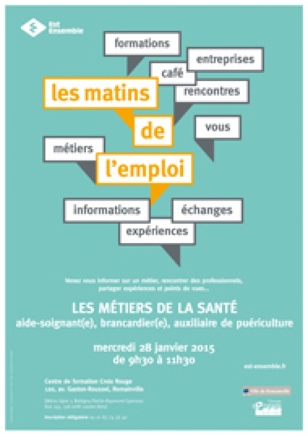 Les matins de l'emploi sur les métiers de la santé | Est Ensemble